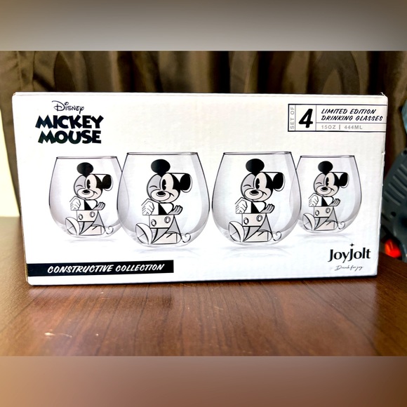 Disney | Kitchen | Joy Jolt X Disney Mickey Mouse Constructive Stemless ...